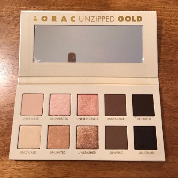 LORAC | Makeup | Nwob Authentic Lorac Unzipped Gold Pallette | Poshmark